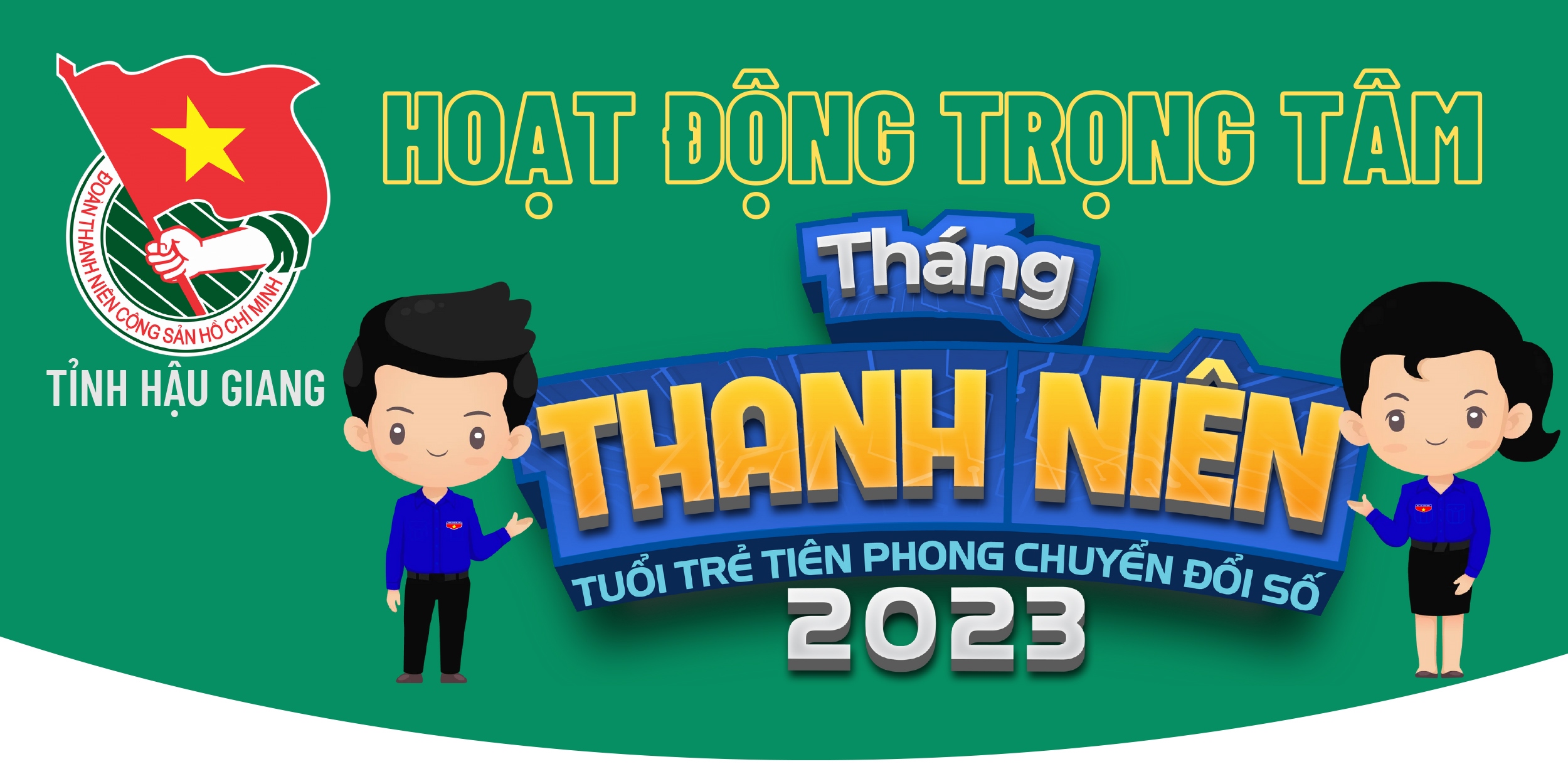 [INFOGRAPHIC] Các hoạt động trọng tâm Tháng Thanh niên năm 2023